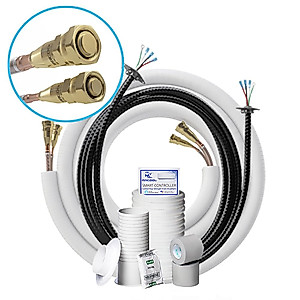 MrCool Easy Pro 12k BTU 18 SEER Ductless Heat Pump Split System - DIY Mini Split w/ 16ft Lineset