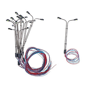 AAGAZA 2X Scale Model Train Street Lights Table Accessories