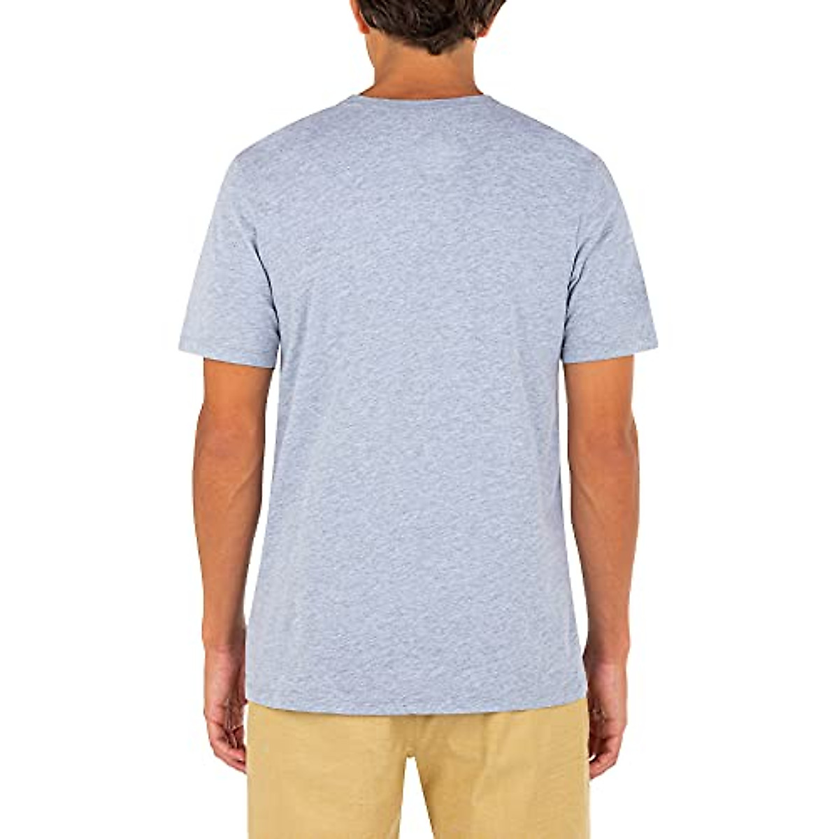 Hurley mens Icon Slash Gradient T-shirt T Shirt, Heather Grey, Large US