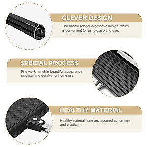 HEMOTON Sandwich Pan Double Side Pancake Breakfast Cooking Skillet Sandwich Baking Bbq Grill Pan Kitchen Breakfast Frying Pans Electric Skillet Maker Knotty Aluminum Snack Clamshell