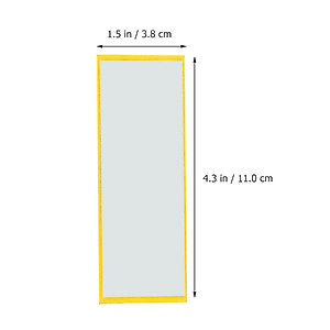 VOSAREA 10pcs Fingerboard Grip Tape Adhesive Nonslip Foam Grip Tape Finger Skateboard Supplies (White)