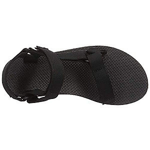 Teva Women's Flatform Universal Platform Sandal, Black, 10 M US