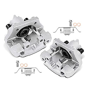 A-Premium Disc Brake Caliper Assembly with Bracket Compatible with Select BMW Models - 525i 04-07, 525xi 06-07, 528i 08-10, 528i xDrive 09-10, 530i 04-07, 530xi 06-07 - Rear Driver and Passenger Side