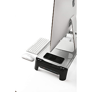 Ledetech 23.5" Laptop & Monitor Stand w/USB and Fast Charging Output
