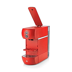 Illy ESE Single Serve 100% Compostable ESE Coffee and Espresso Machine (Red), 10.2 X 12.5 X 4.33