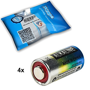 HQRP 4-Pack 6-Volt Battery Compatible with PetSafe RFA-18 RFA-18-11 PBC19-11043 PBC00-12724 PBC19-13095 Bark Control Receiver Dog Collar