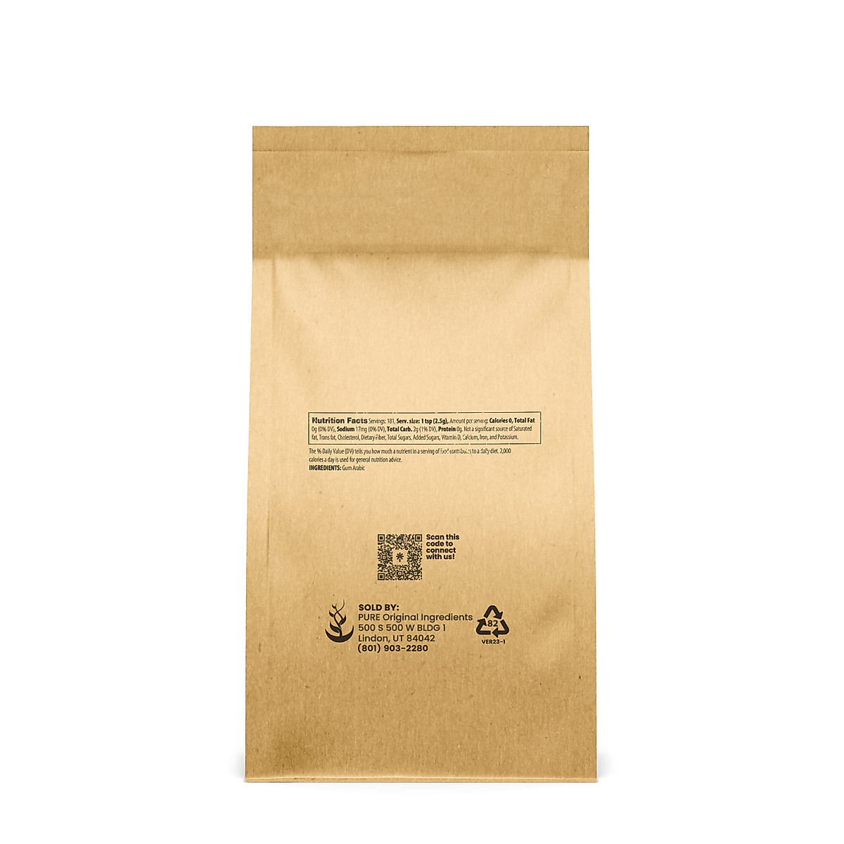 Pure Original Ingredients Gum Arabic (Acacia) Powder (1 lb) Essential Ingredient for DIY Watercolor Paints, Craft Cocktails, Royal Icing, Ice Cream