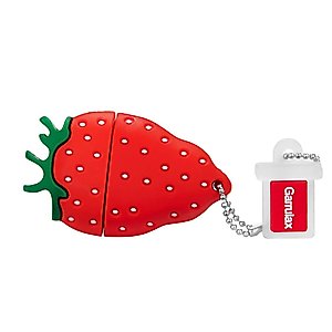 GARRULAX USB Flash Drive, 8GB / 16GB / 32GB Novelty Cute Cartoon USB Memory Stick Date Storage Pendrive Thumb Drives for Kids Children Collegue Student (32GB, Strawberry)