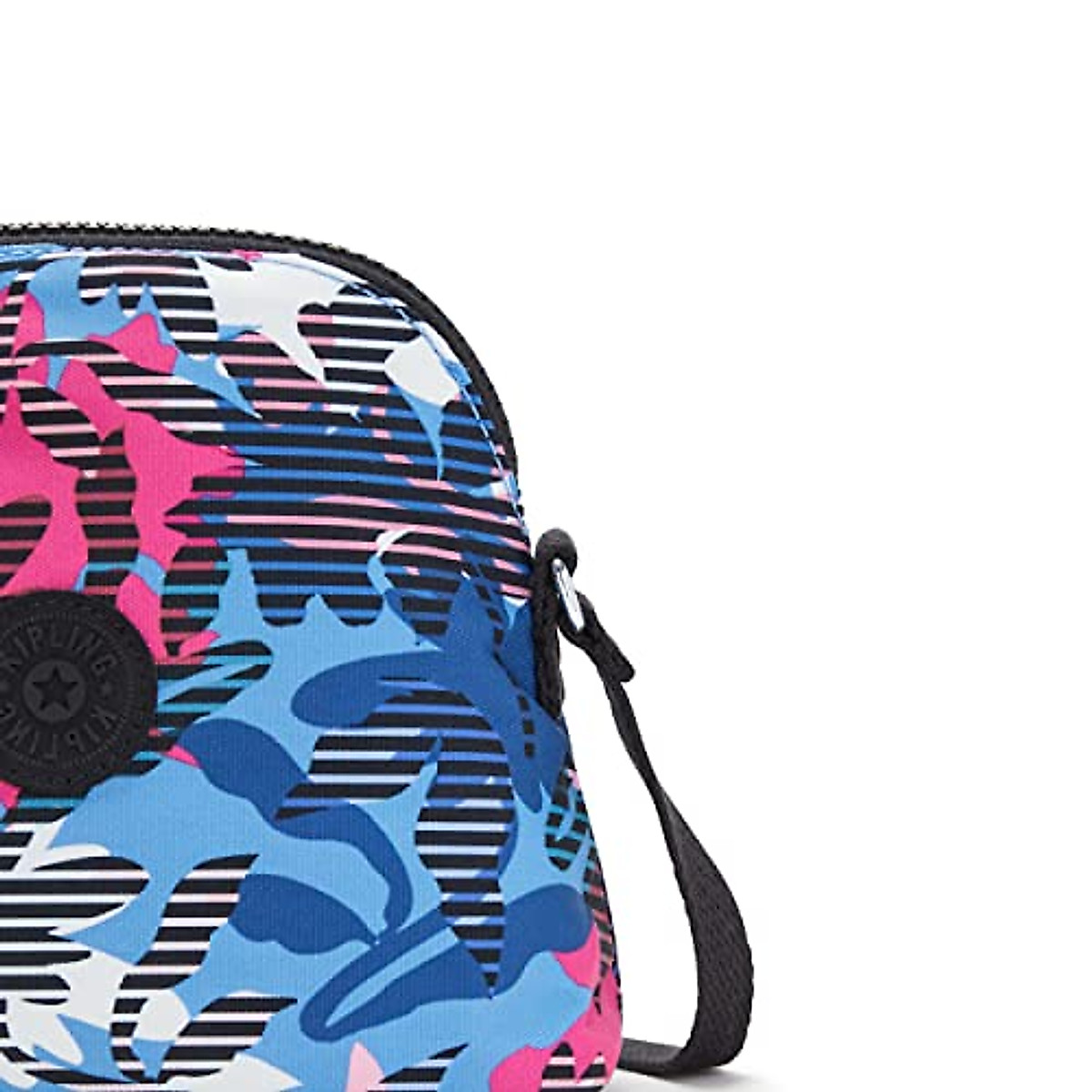 Kipling Womens Women's Dory Bag, Adjustable Strap, Mini Handbag, Polyester Crossbody Bags, Brilliant Blossoms, 7.75 L x 6.25 H 3.75 D US