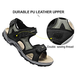 CAMEL CROWN Comfortable Hiking Sandals for Women Waterproof Sport Sandals for Walking Beach Water with Arch Support