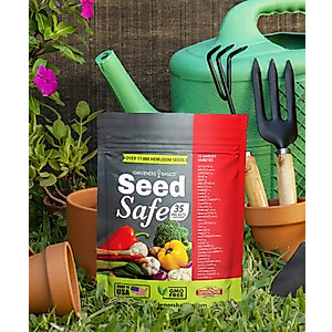 Survival Garden Heirloom Seeds, Victory Garden Seeds - 35 Varieties, 17,000+ Vegetable and Fruit Seeds for Planting Great Emergency Preparedness Items and Bugout Bag Supplies Gear by Gardeners Basics