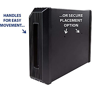 Viking Security Safe VS-37PZ Two Gun Safe with FBI Certified Fingerprint Safe Biometric Safe Sensor & Keypad 2 Handgun Capacity Pistol Safe