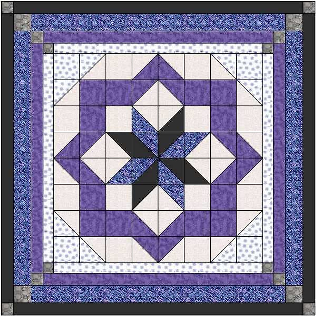 Quilt Kit Constellation Optical Illusion/Precut Ready to Sew/Beginner