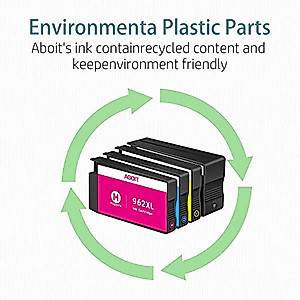 ABOIT 962XL Ink Cartridge High Yield Combo Pack, Replacement for 962 to use with officejet pro 9010 Series, 9015, 9020, 9025, 9018 Printer (4-Pack)