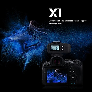 Godox X1R-N i-TTL 2.4G Wireless Remote Flash Trigger Receiver Compatible for Nikon Camera, HSS1/8000s, 5 Groups and 32 Channels,2.4G Wireless X System (Receiver Only)