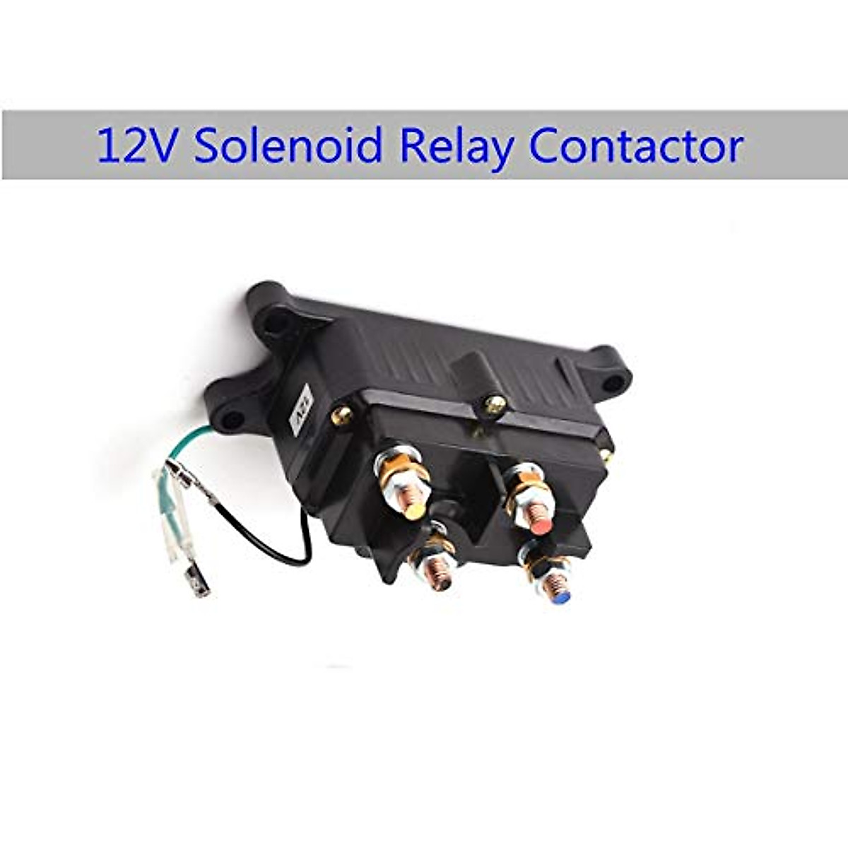 Winch Solenoid Relay Contactor 12V 250A Thumb Truck,for ATV UTV Boat 4x4 Vehicles 1500-5000lbs Winch with 6 Protecting Caps,Winch Switch Replacement Number 63070 62135 74900 2875714