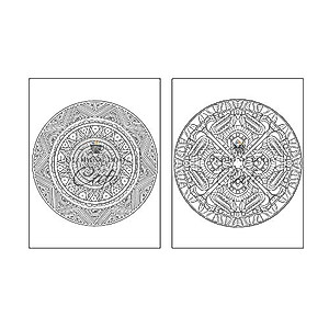 125 Mandalas: An Adult Coloring Book Featuring 125 of the World’s Most Beautiful Mandalas for Stress Relief and Relaxation (Mandala Coloring Books)