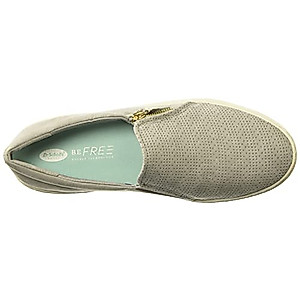 Dr. Scholl's Shoes Womens No Chill Platform Slip On Fashion Sneaker,Soft Grey Microfiber,10