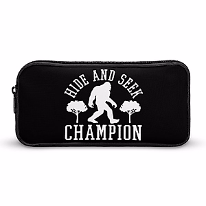 Bigfoot Pencil Case Stationery Pen Pouch Portable Makeup Storage Bag Organizer Gift