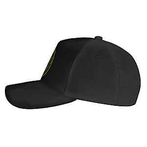 Tavos Army Retired Trucker Hat for Men - Baseball Snapback Cap Outdoors Black