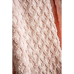 Simpli-Magic 79455 Diamond Bath Towels Set, 6 Piece Set, 2 Bath Towels, 2 Hand Towels, 2 Washcloths, Pink