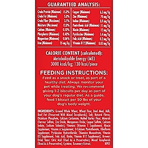 Milk-Bone Simply Original Dog Treats Biscuits for Large Dogs, 11 Pounds