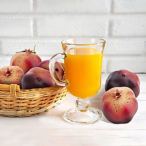 Woration 6 PCS Artificial Pomegranates Fake Realistic Simulation Fruits Vivid Pomegranates for Home Ornament Fruit Desk Office Restaurant Decorations & Props