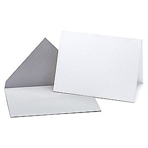 20 Blank Cards and Envelopes - Perfect Heavyweight Blank Cards for DIY Creative Projects, Invitations, Watercolor, Drawing, Writing - Opie's Paper Company