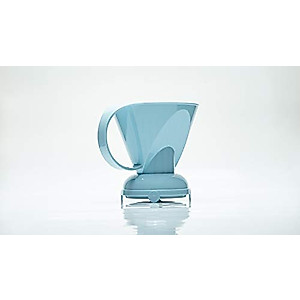 Clever Coffee Dripper Macaron Blue Coffee Maker Safe BPA Free Plastic Hassle-Free Ways Make Manual Pour Over Coffee & Cold Brew (Large)