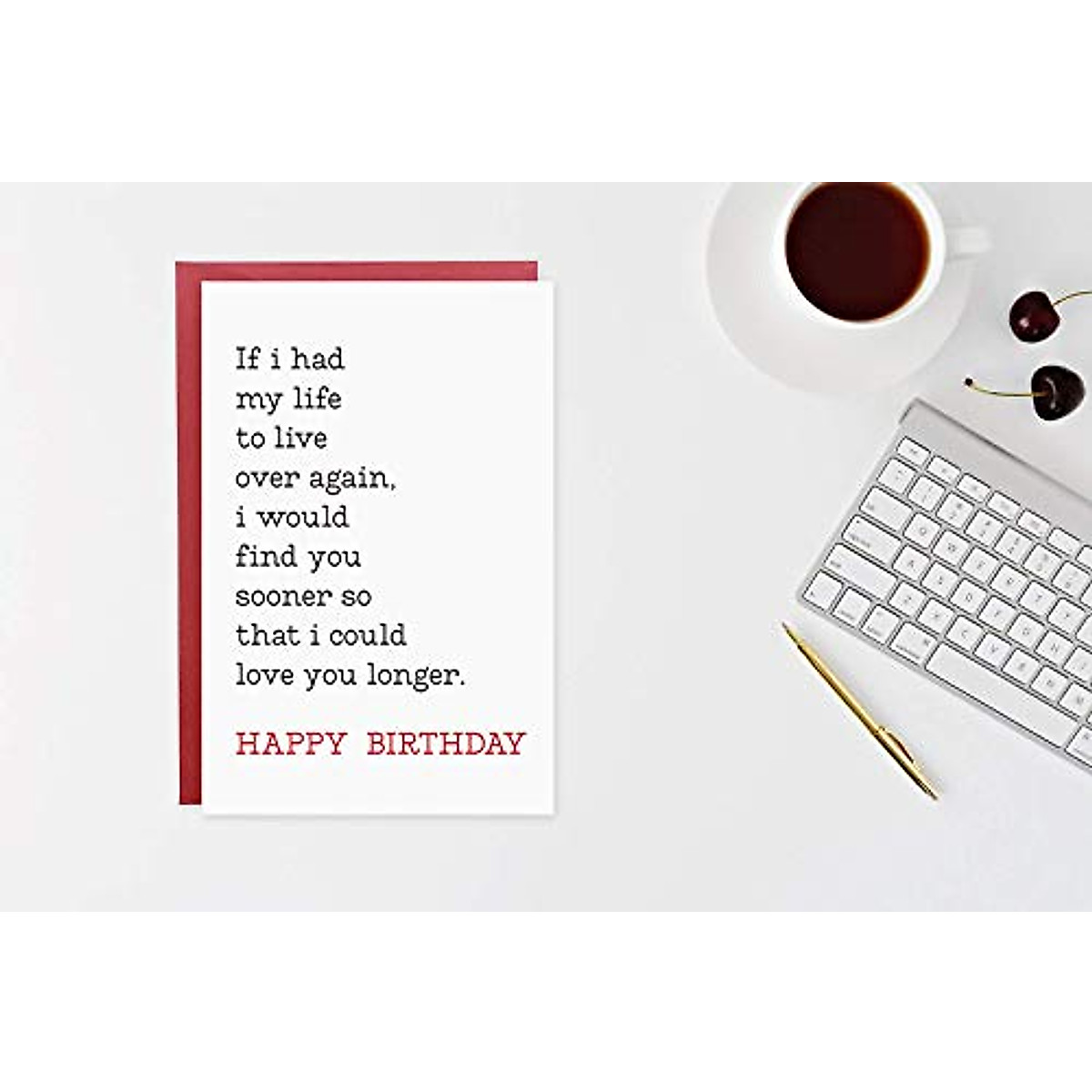 Romantic Birthday Card,Love Cards For Boyfriend Girlfriend Husband Wife Him Her