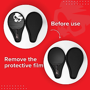 AirBlades The Peace Maker ALC - Professional Ping Pong Paddle - Carbon Fiber Table Tennis Racket Producing Maximum Spin & Control for All Levels - Hard Carry Case & Ergonomic Handle.