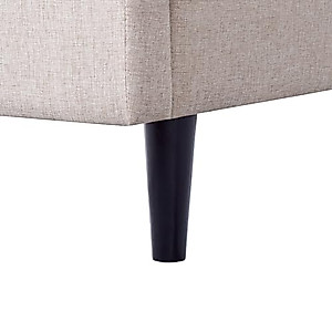 Convertible Modular Sectional Sofa,L-Shaped Reversible Corner Couch with Chaise Lounge and Rubber Wood Legs,Comfy Upholstery 3-Seat w/Toss Pillows for Living Room/Apartment/Office/Compact Space