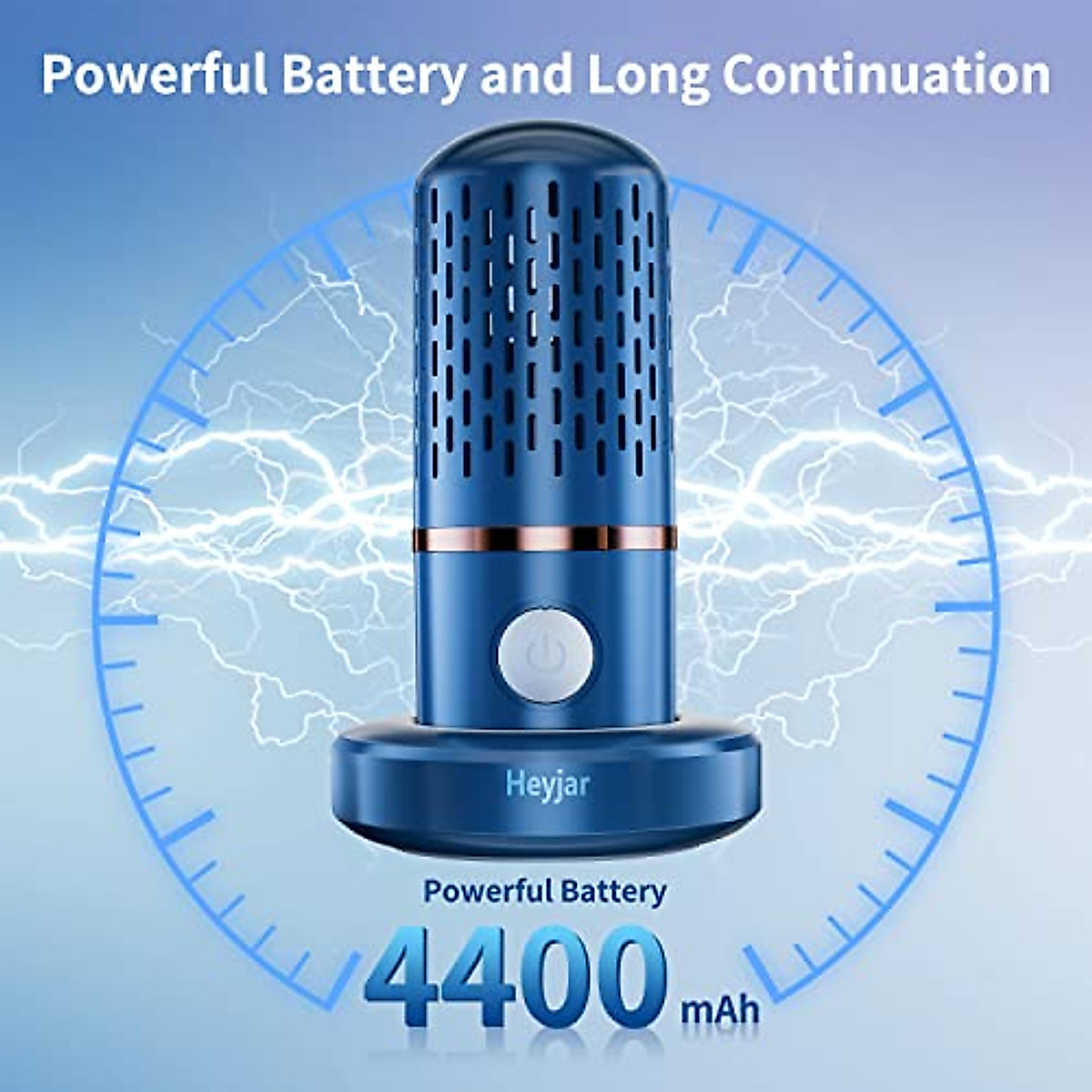 Heyjar Fruit and Vegetable Washing Machine, Fruit Cleaner Device,Fruit Purifier for with OH-ion Purification Technology for Cleaning Fruit,Vegetable,Rice,Tableware (Blue)