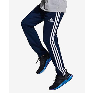adidas boys Active Sports Athletic Tricot Jogger Track Pants, Navy, Small US