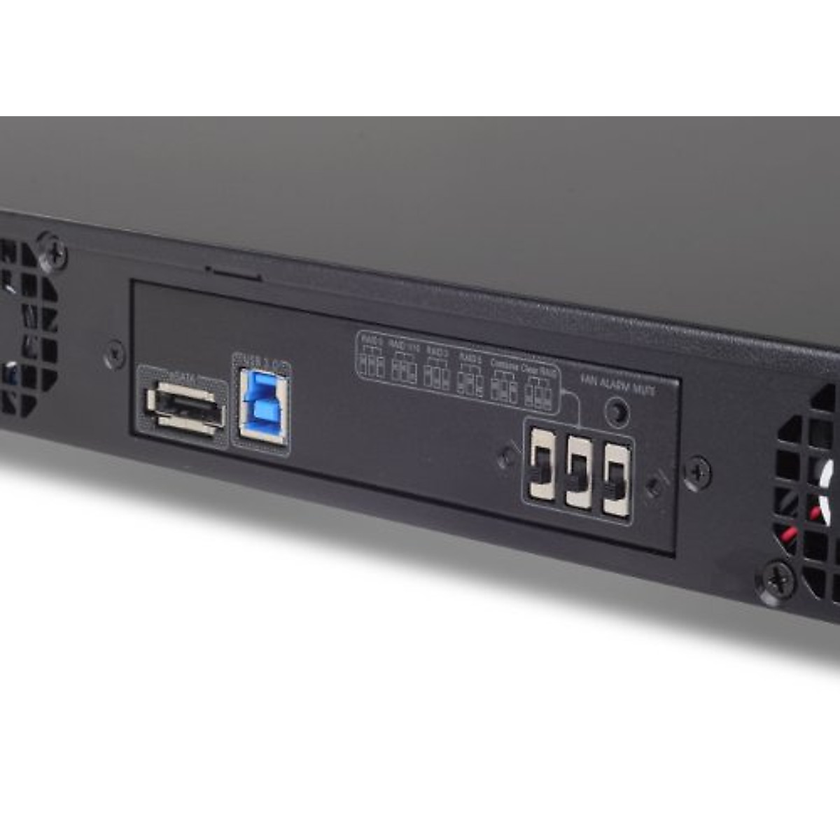 Silverstone Tek 4 Bay 1U Rackmount RAID Storage Unit with USB 3.0 and eSATA interface (RS431U)