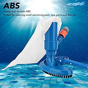 RvSky Garden kit Pool Vacuum Head Strong ABS Quick Connection Half Moon Easy Assembly Manual Pool Vacuum for Swimming Pool Cleaning