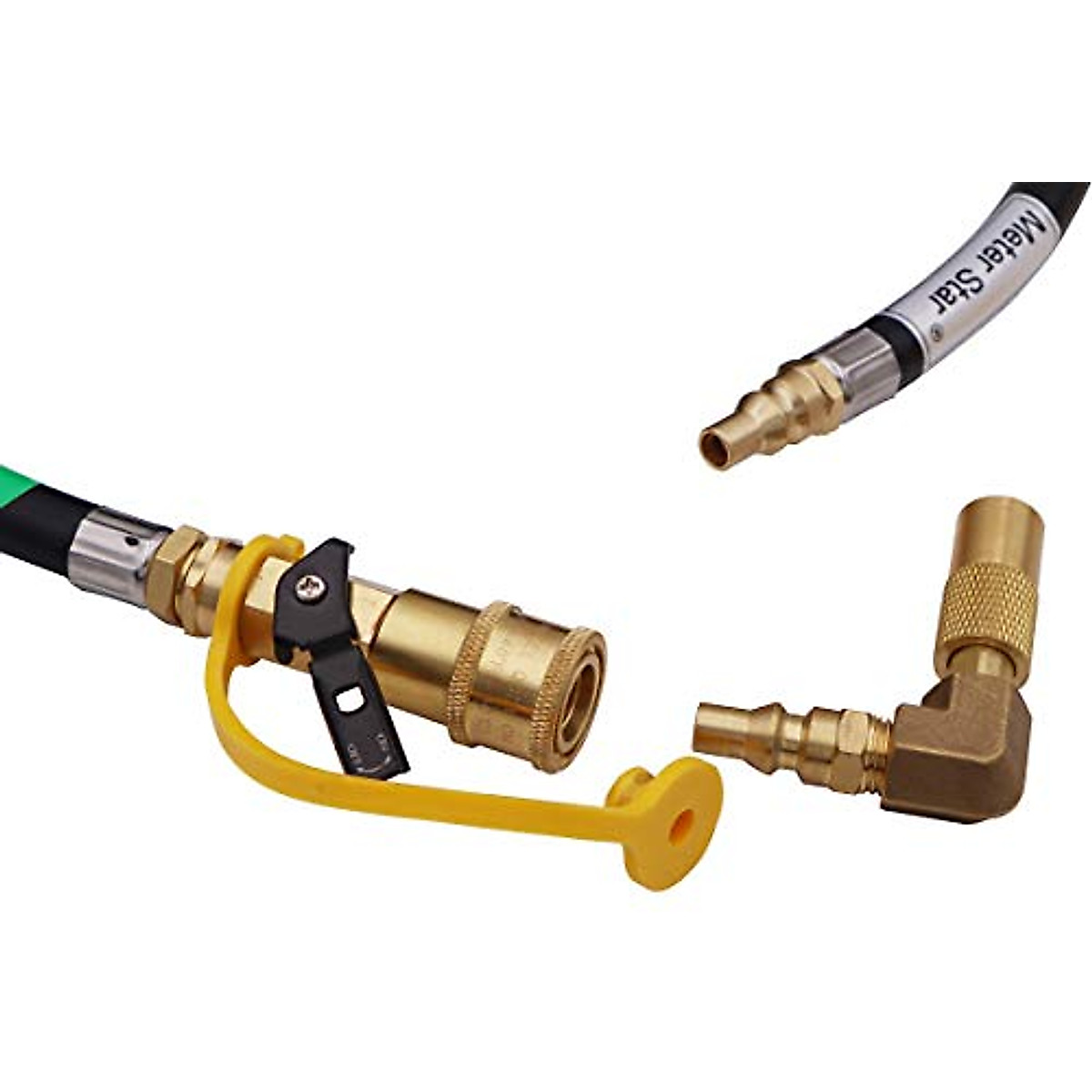 METER STAR 12FT Male/Female Quick-Connect RV Propane Extension Hose for 17"/22" Blackstone Tabletop Griddle