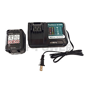 TF-POWER 12V 10.8V 4,0A Battery BL1016 BL1041B BL1040B BL1021B with Charger for Makita DC10WD DC10SB, Replace for Makita 12V Battery DF031D TD110D JR103D JR105D HP332D HP333D HSS01D