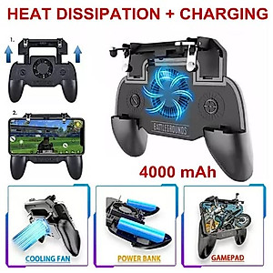 Cooling Gamepad, Mobile Phone Game Controller Joystick Cooling Fan Gamepad ,Universal