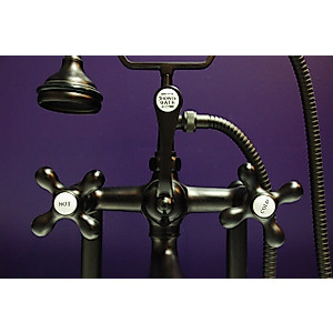 British Telephone Style Deck Mounted Bathtub Filler - Oil Rubbed Bronze