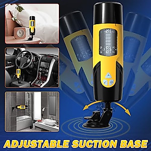 Sex Toys for Men Automatic Male Masturbator, Male Sex Toys Masturbators Cup with 7 Thrusting &Rotating Modes for Penis Stimulation, Electric Pocket Pussy Male Stroker, Adult Sex Toy with Suction Base