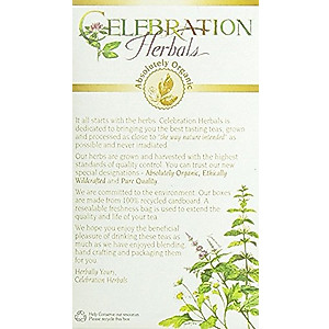 Celebration Herbals Organic Burdock Root Tea Caffeine Free - 48 Teabags in Total