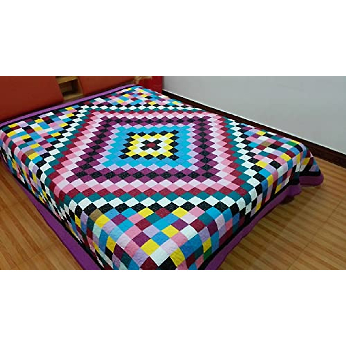 200 PCS 4" x 4" Solid Color Precut 100% Cotton Fabric Squares Fabric Bundles for Sewing & Quilting