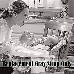 Fisher Price Space Saver High Chair Replacement (SPACE SAVER STRAPS-GRAY BJV38)