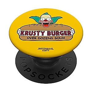 The Simpsons Krusty the Clown Burger PopSockets Swappable PopGrip