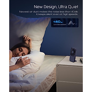 Otlonpe Mini Portable Handheld Fan, Small Rechargeable Pocket Travel Fan with Hand Held Desktop Modes, Foldable Stand, Lanyard, 3 Speeds, Cute Slim Personal Hand Fan for Women Girls Kids (Dark-Blue)