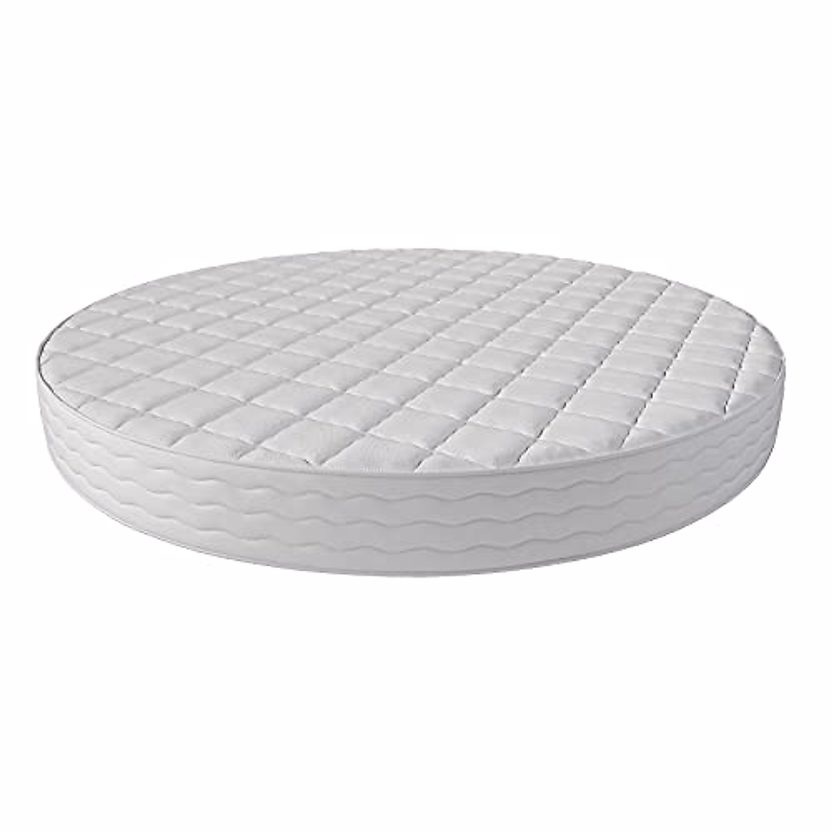 Mielmoon Round Mattress (86" Diameter) Luxury King - Premium Gel Memory Foam Layer - Round Bed Mattress USA (King 10")