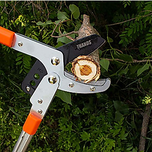 THANOS A1101 Extendable Anvil Loppers Tree Trimmer with Compound Action,Chops Thick Branch Ease,28-40'' Telescopic Heavy Duty Branch Cutter,2 inch Clean Cut Capacity.