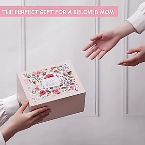 Mothers Day Gifts for Mom, Birthday Gifts Set for Mom, Personalized Spa Body Relaxing Lavender Gifts Basket, Mothers Day Gifts From Daughter, Son, Bonus Mom- Care Gifts Ideas for Mom