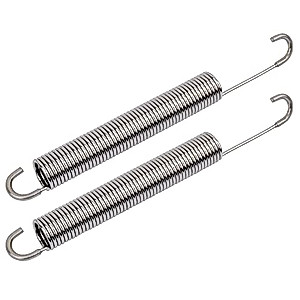 GNPADR 7 inch (2Pcs) Replacement Recliner Sofa Chair Mechanism Tension Spring - Long Neck Hook Style